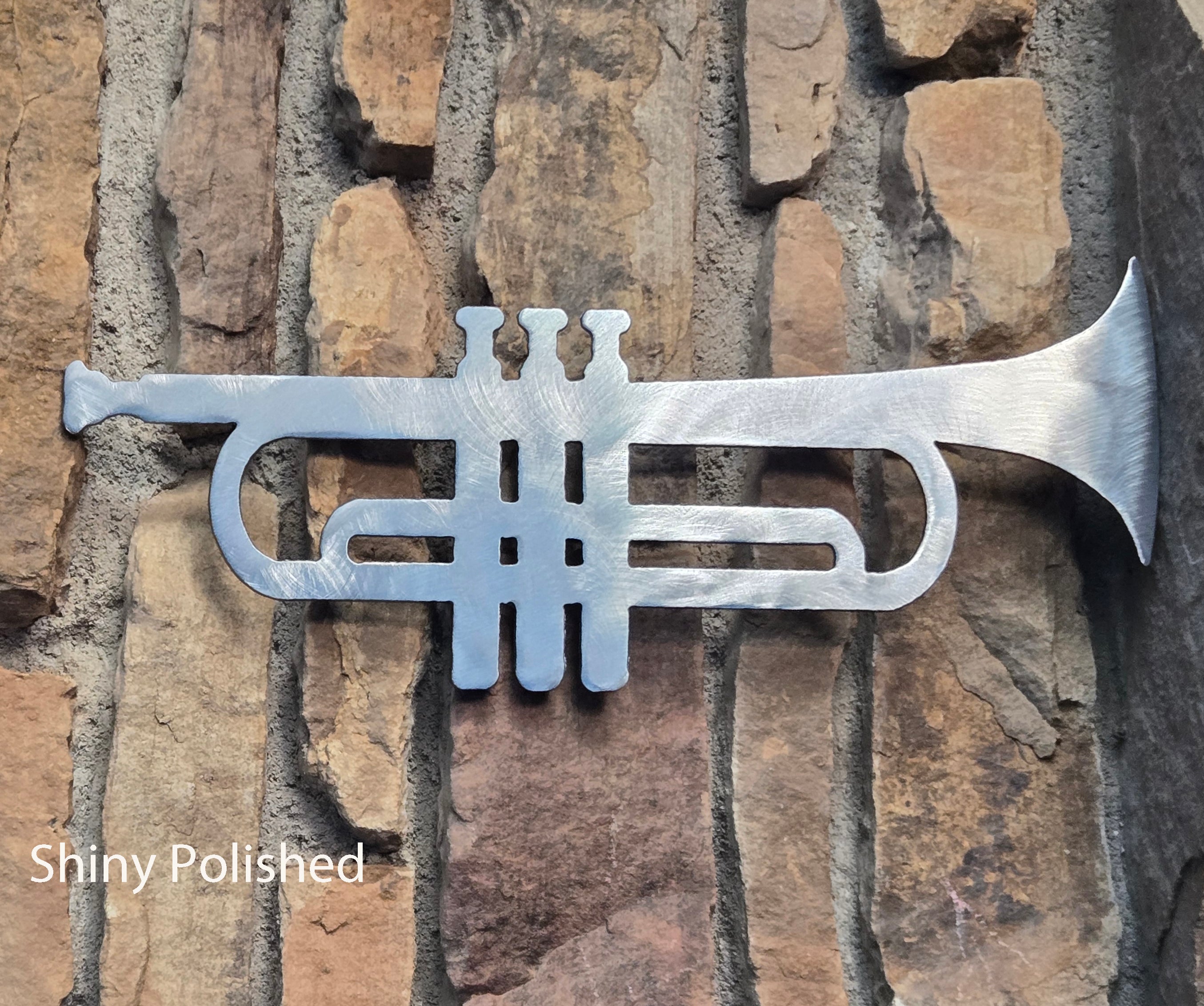 Trumpet Metal Art – Mountain Metal Arts