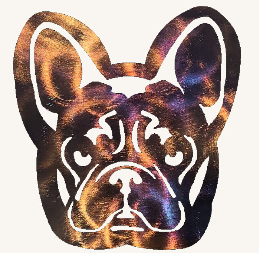 French Bulldog Metal Art – Mountain Metal Arts