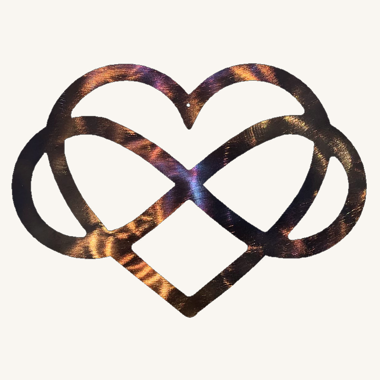 Heart Infinity Metal Art – Mountain Metal Arts