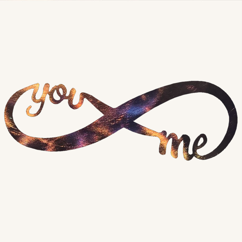 Infinity You and Me Metal Art – Mountain Metal Arts