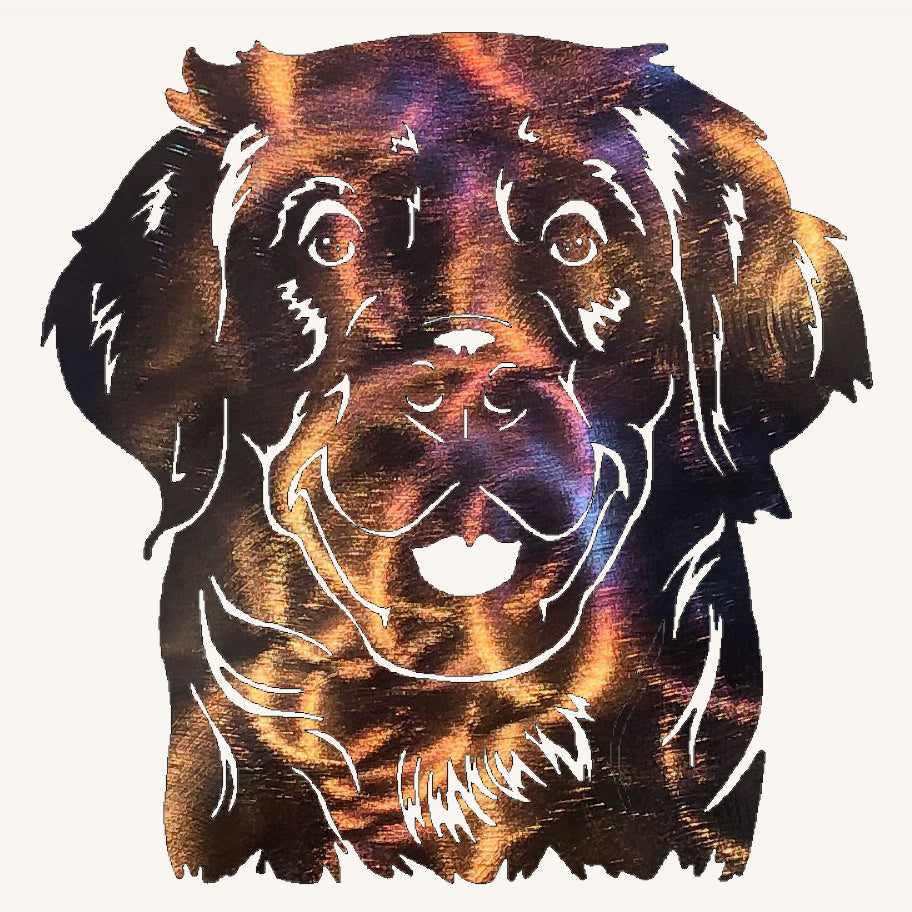 Labrador Retriever Face Metal Art – Mountain Metal Arts