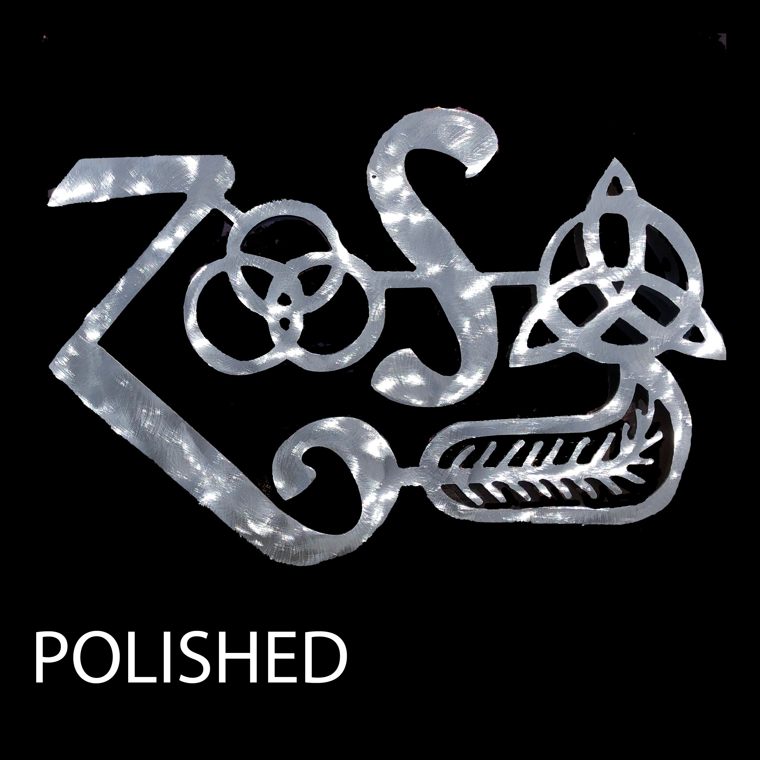 Led Zeppelin Zoso Four Symbols Metal Art – Mountain Metal Arts