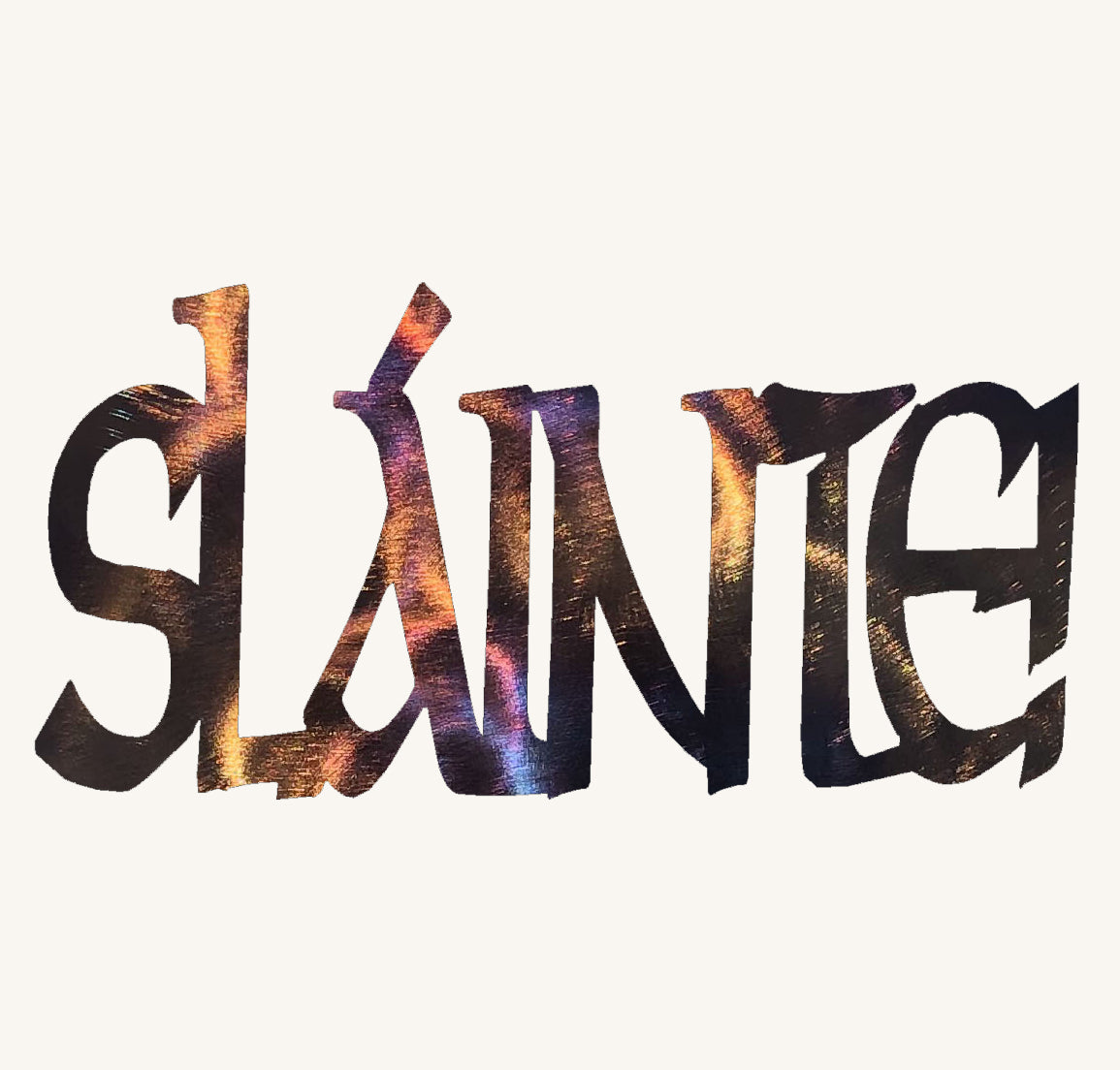 Slainte Irish Metal Art Plaques - 2 different styles! – Mountain Metal Arts