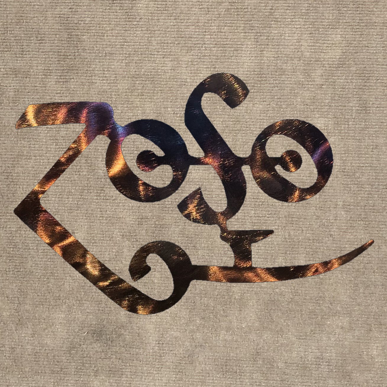 Jimmy Page of Led Zeppelin Zoso Symbol Metal Art – Mountain Metal Arts